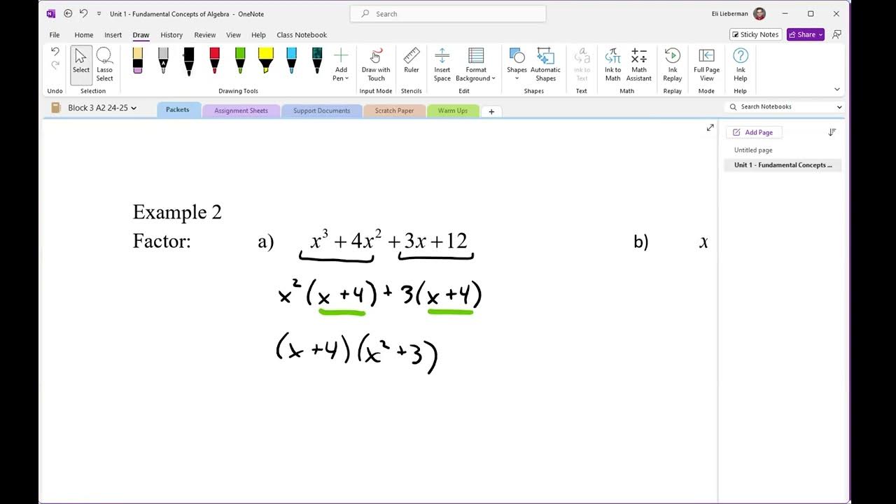 Unit 1 - Factoring Polynomials - YouTube