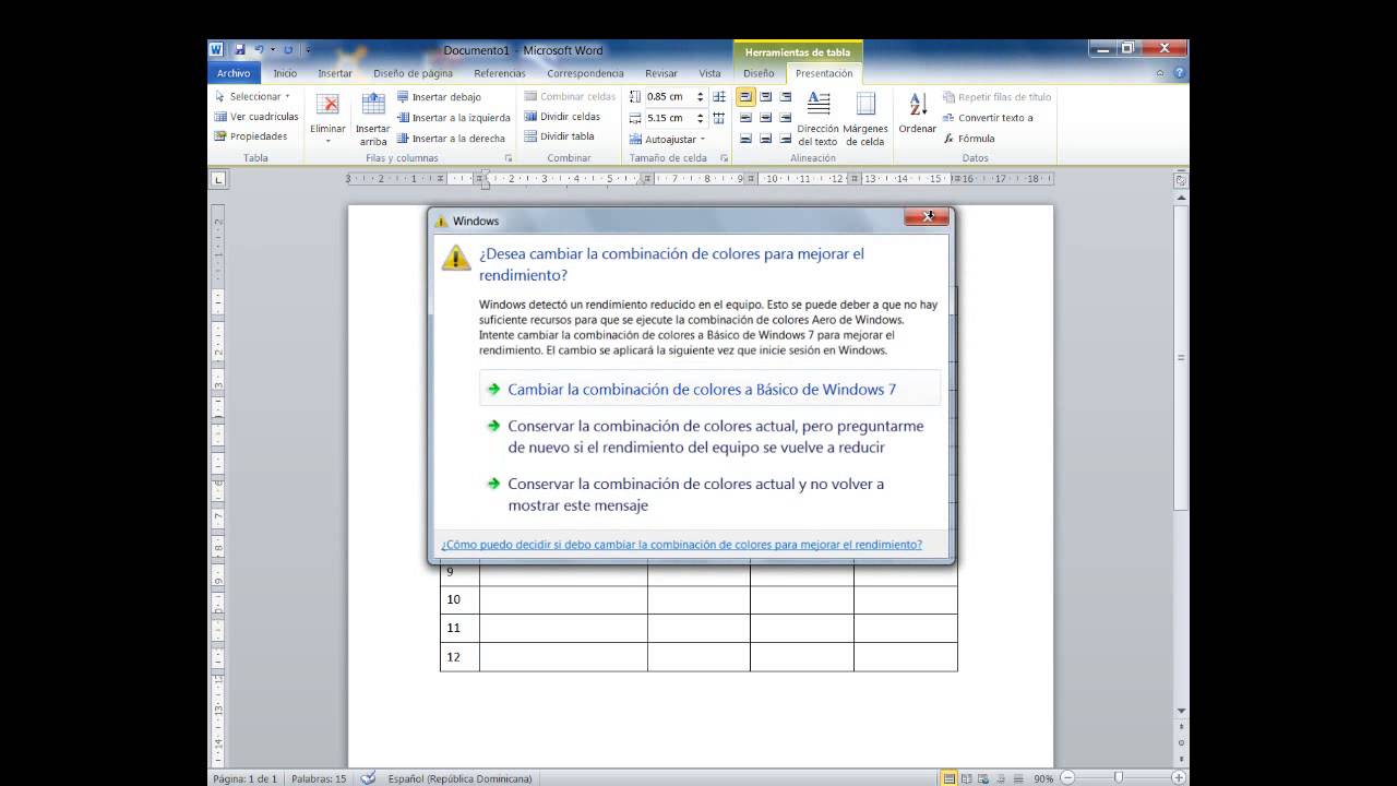 CÓMO CREAR UNA LISTA ENUMERADA DENTRO DE UNA TABLA EN WORD - Office ...