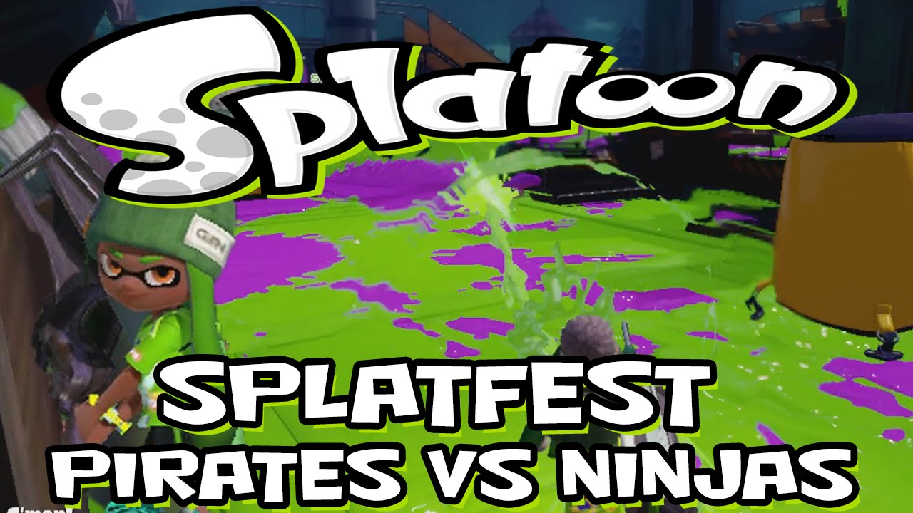 Splatoon Splatfest - Pirates vs Ninjas - YouTube