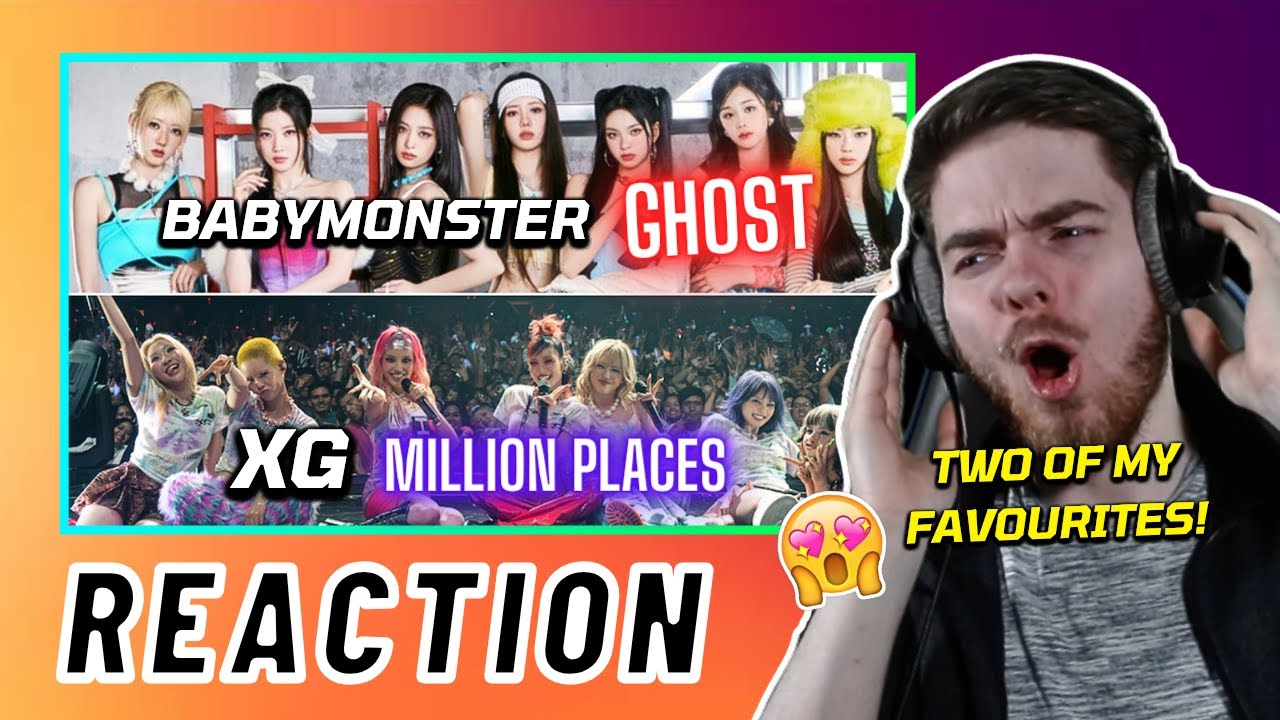 BABYMONSTER 'Ghost' Lyric Video + XG 'MILLION PLACES' M/V | REACTION - YouTube