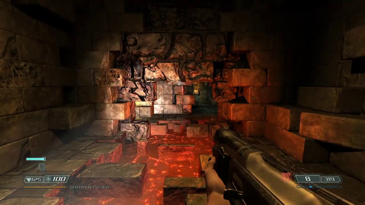 DOOM 3 [PS4]: id Logo Secret Room - YouTube
