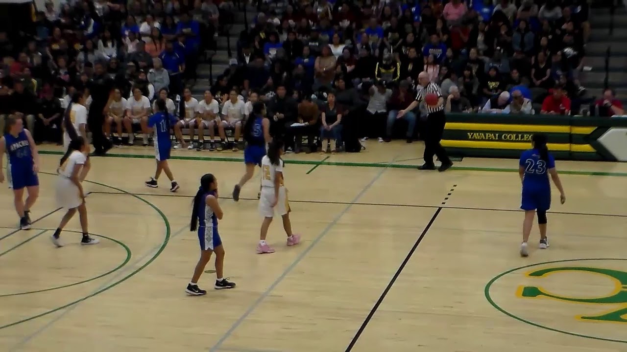 Ft Thomas Lady Apaches vs Rock Point Lady Cougars - 1A Final Four - YouTube