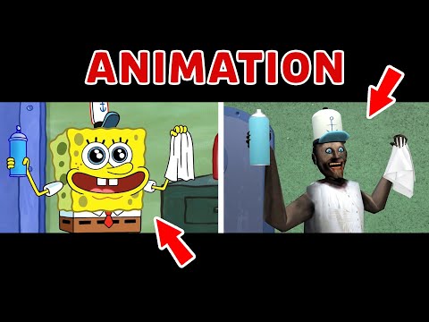 Granny World vs SpongeBob World - komik korku animasyonu parodisi (s. 68)