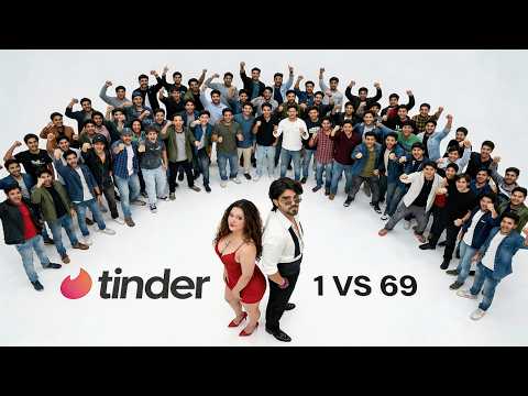 1 Girl vs 69 Boys | Indian Tinder IRL 🔥