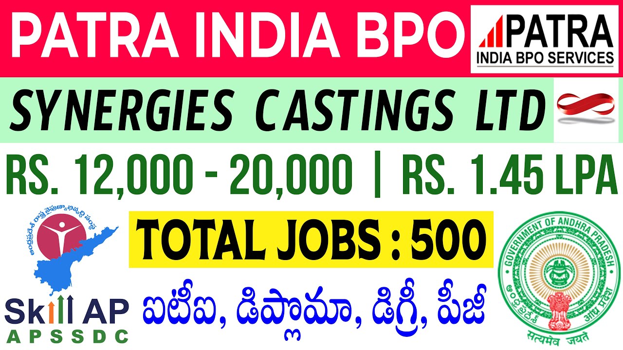 Patra India BPO Services Pvt Ltd | Synergies Castings Limited Jobs ...