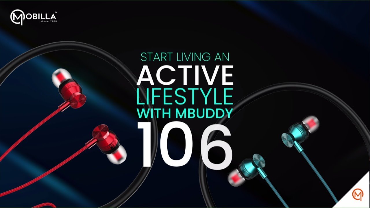 MBuddy 106 | Mobilla Wireless Neckband - YouTube