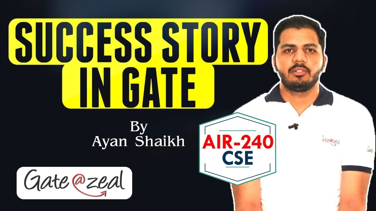 Topper’s Talk | GATE 2019 Topper| GATE 2019 CSE Topper AIR 240 | GATE ...