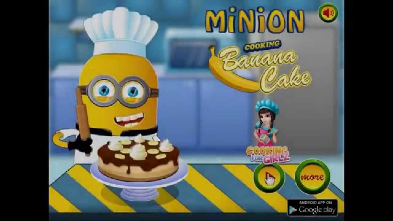 Minion Cooking Banana Cake | Juegos de Minions | Tari Gameplays | - YouTube