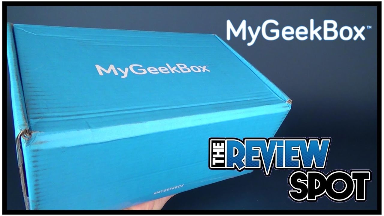 Subscription Spot | My Geek Box April 2017 UNBOXING! - YouTube