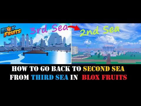 How to go back to Second Sea from Third Sea in Blox Fruit #roblox # ...
