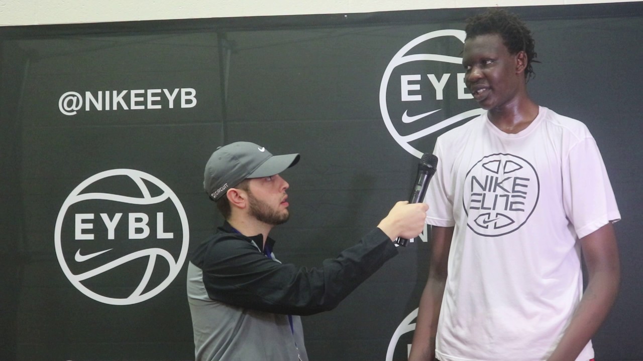 EYBL Session 1: Interview with Cal Supreme (CA) junior Bol Bol - YouTube
