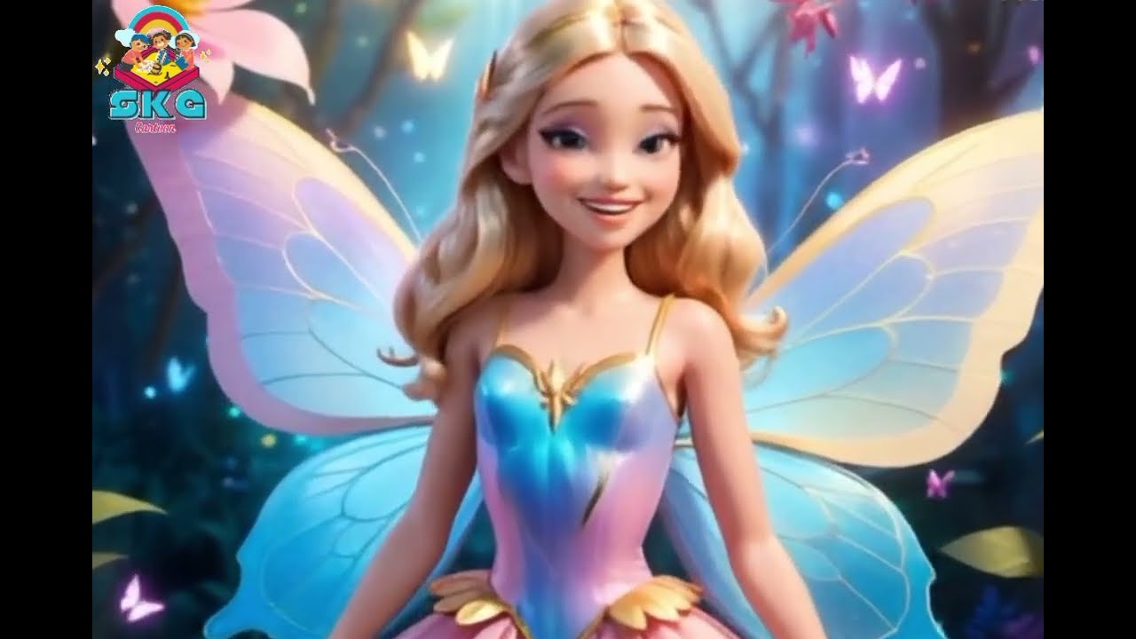 Barbie butterfly English poem | kids songs | Rhymes for toddler ...