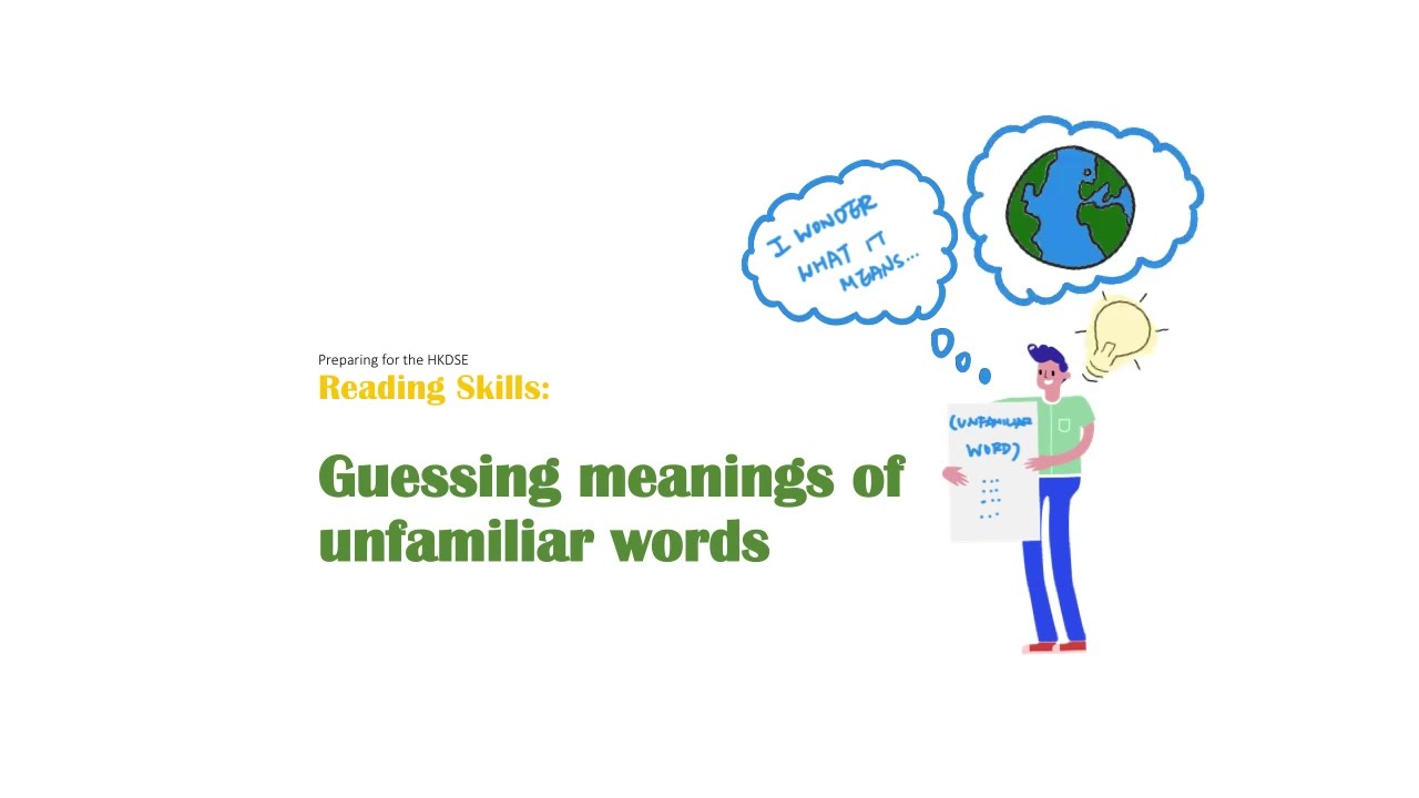 Reading Skill: Guessing meanings of unfamiliar words - YouTube