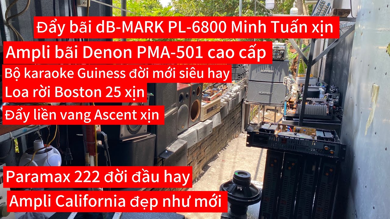 Loa ampli đẩy chuyên karaoke thanh lý mỗi ngày. Lô đẩy tháo phòng xịn dB-MARK PL-6800 Minh Tuấn ...