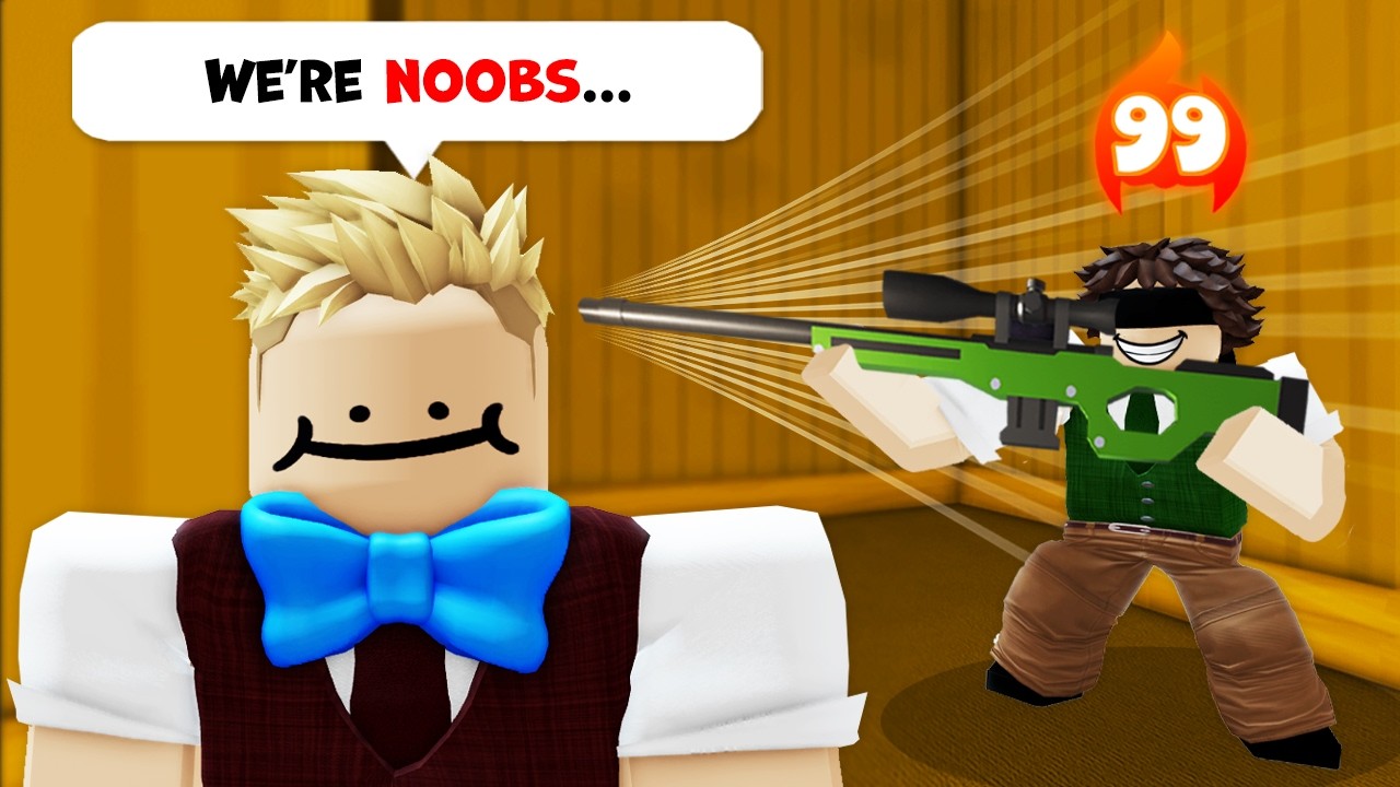 Roblox Rivals, But we PRETENDED to be a NOOB... - YouTube