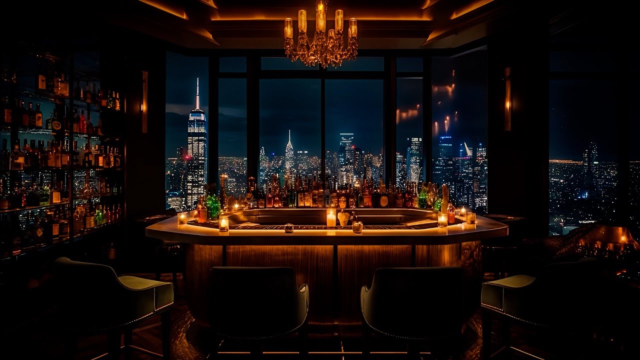 Late Night Jazz Bar in Cozy Bar Ambience - Relaxing Jazz Bar Classics ...