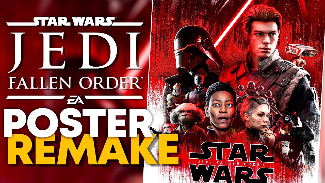 I Remade the Jedi Fallen Order Game Cover into a Movie Poster in ...