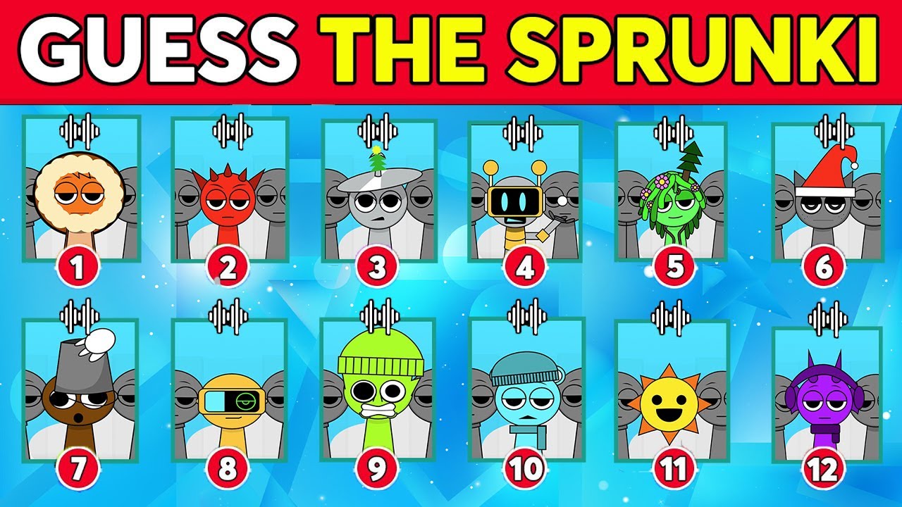 Guess ALL Incredibox Sprunki NORMAL + HORROR Incredibox Sprunki ...