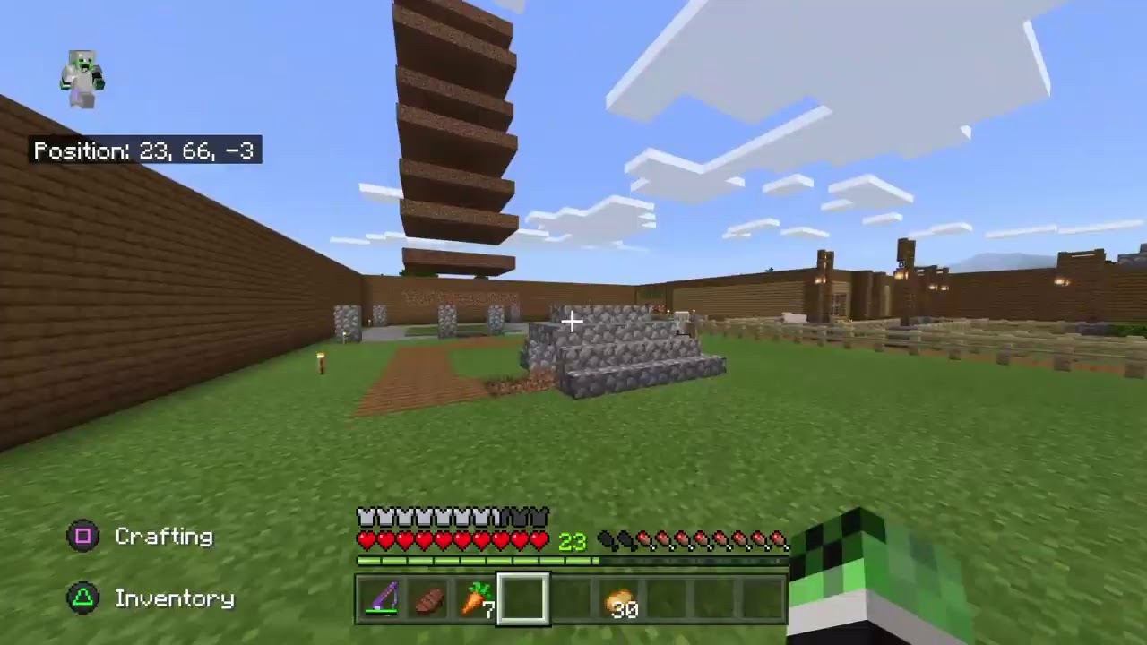 Minecraft ep. 3 making the farm pt3 - YouTube