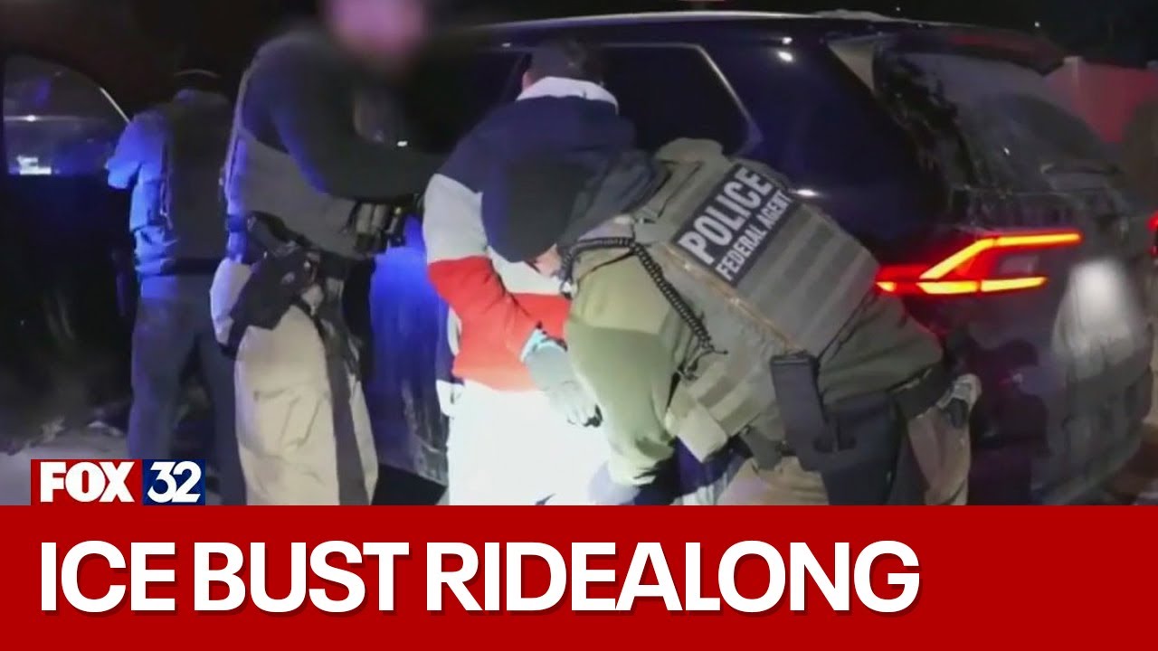Fox News reporter rides along during ICE bust under Trump - YouTube