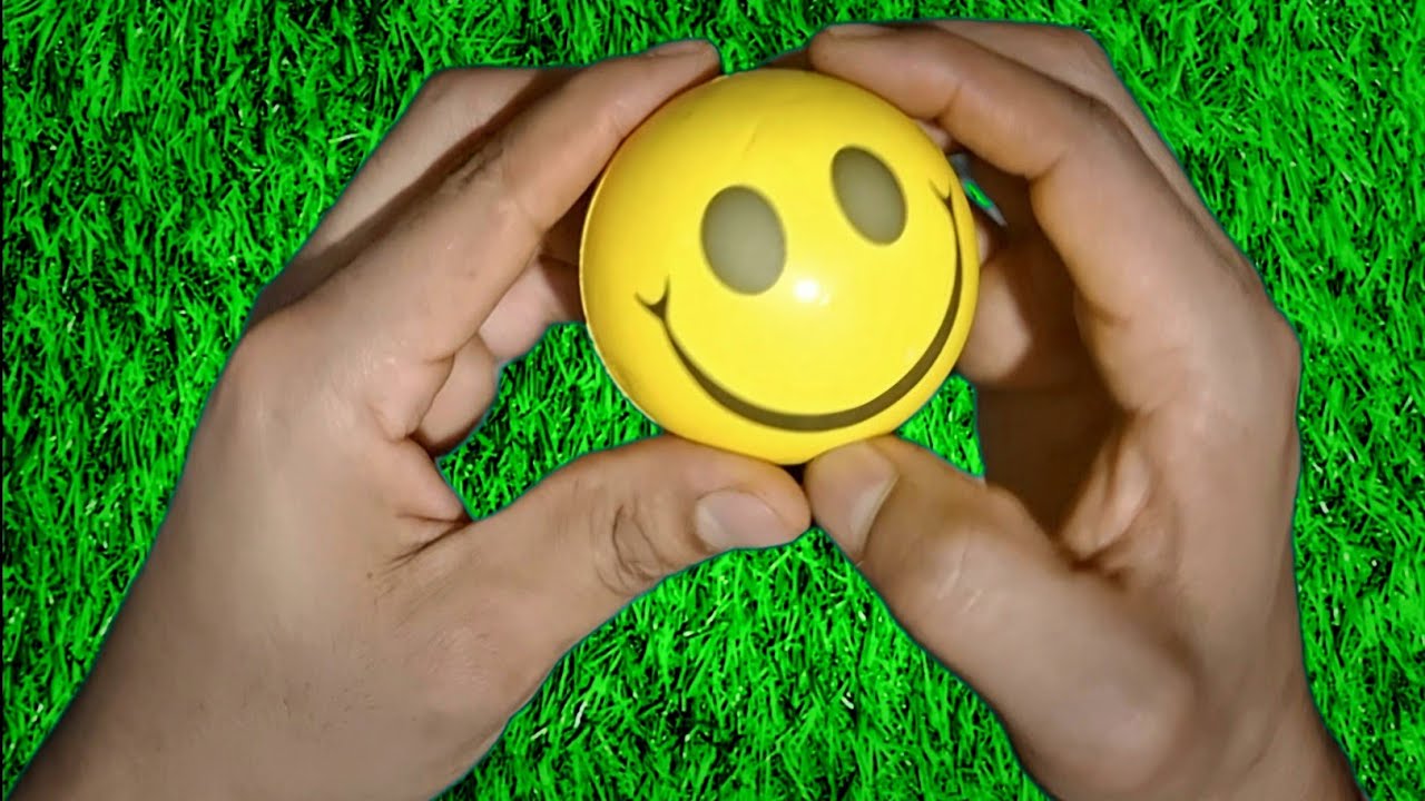Satisfying Smiley Stress Ball Squeeze | No Talking ASMR - YouTube