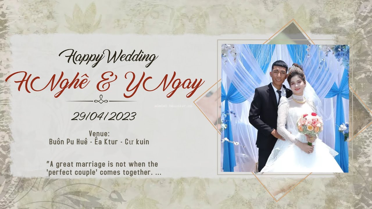 Wedding H Nghê Byă vs Y Ngay Ênuôl , Buôn Pu Huê - YouTube