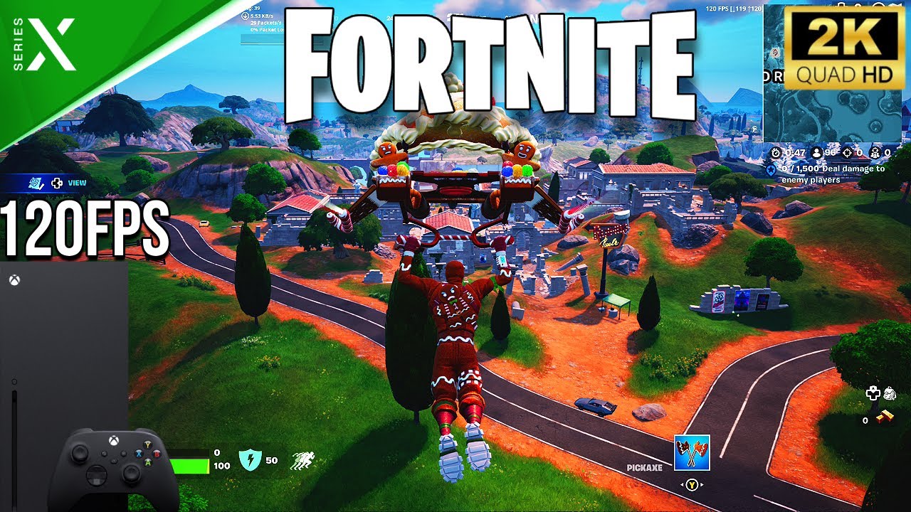 Fortnite on Xbox Series X Gameplay | 1440p 120Hz VRR on - YouTube