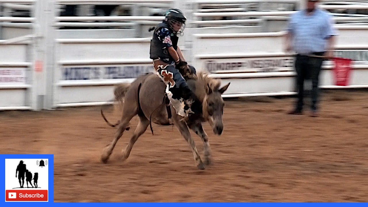 Donkey Riding - 2021 Saint's Roost Ranch Rodeo | Thursday - YouTube