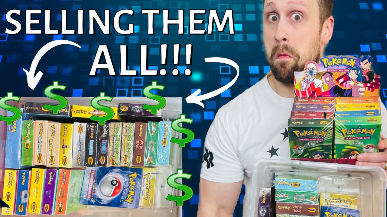 Selling My ENTIRE Vintage Pokemon Theme Deck Collection! - YouTube