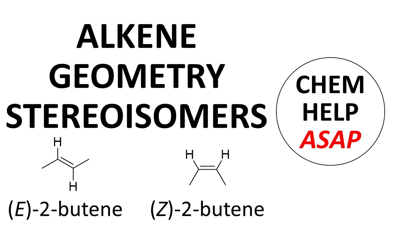 alkene geometry in stereochemistry - YouTube