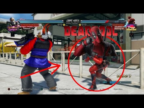 DeadPool using some Illegal cheats/codes in TEKKEN 7... - YouTube