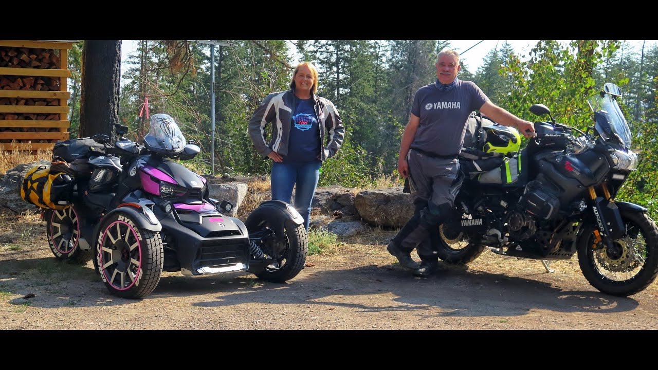 Duffy Lake Rd ride. Ryker Rally and Yamaha Tenere, day 2 trip to Tofino ...