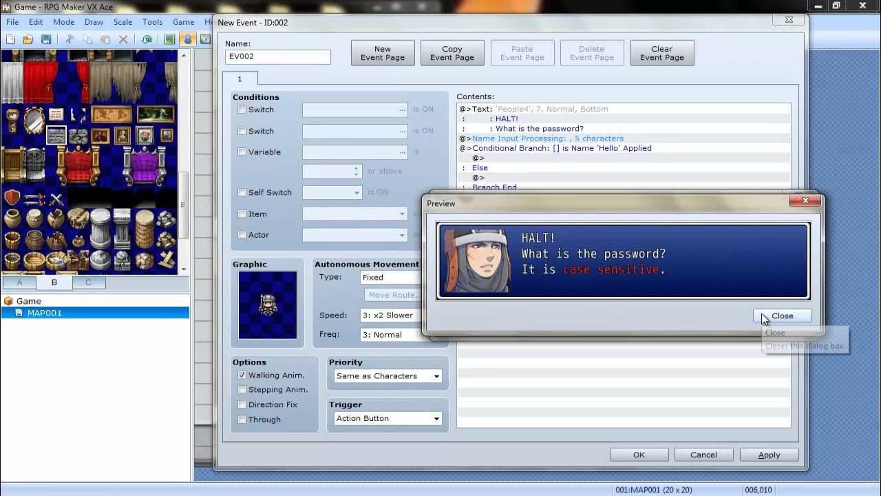 RPG Maker VX Ace Tutorials - Part 2 - Passwords - YouTube