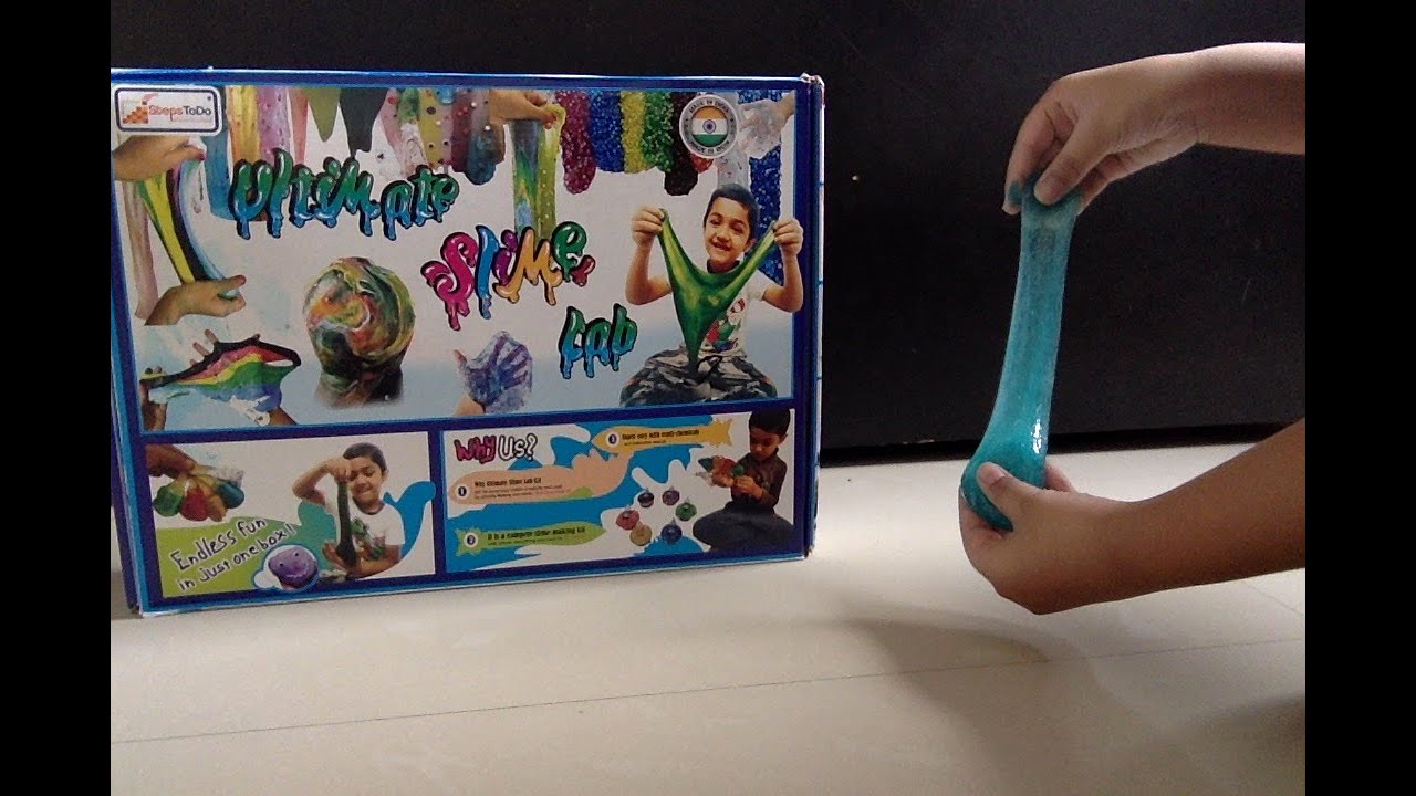 #5 Unboxing StepsToDo Ultimate Slime Lab Unboxing And Making Glitter ...