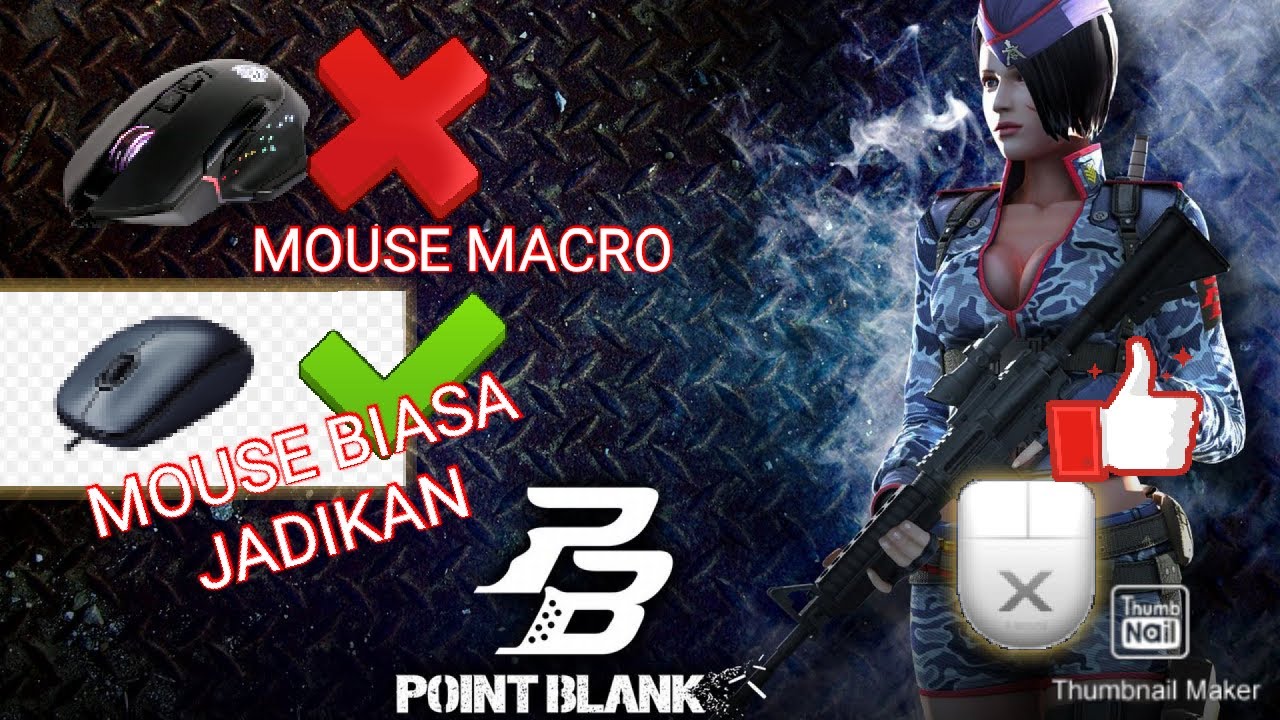MENGUBAH MOUSE BIASA JADI MOUSE MACRO 100% WORK (POINT BLANK ZEPETTO ...
