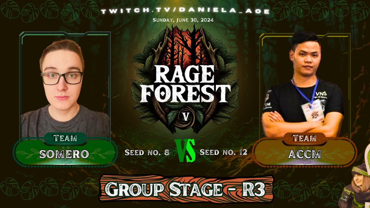 Team Somero vs Team ACCM | Group Stage RAGE FOREST 5 - YouTube