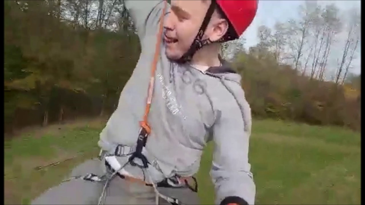 Zip line Adrenalin park Sunja - YouTube