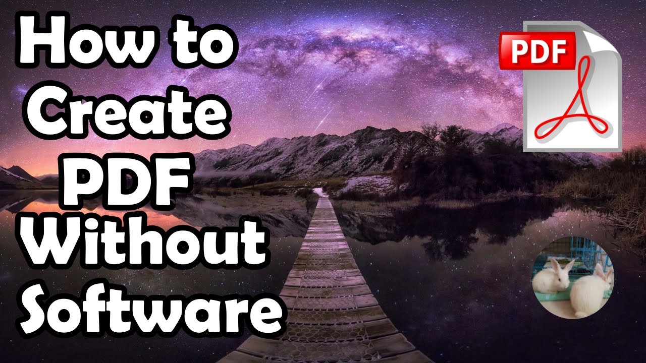 How To Create PDF Without Software YouTube how-to-create-pdf-without-software-youtube