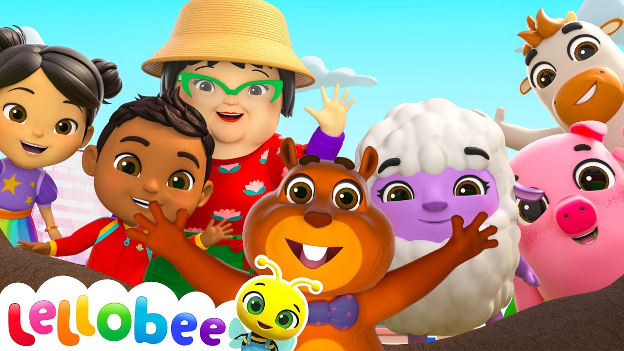 Gopher Loves To Eat | Lellobee City Farm🍯 Lellobee Kids Songs ...