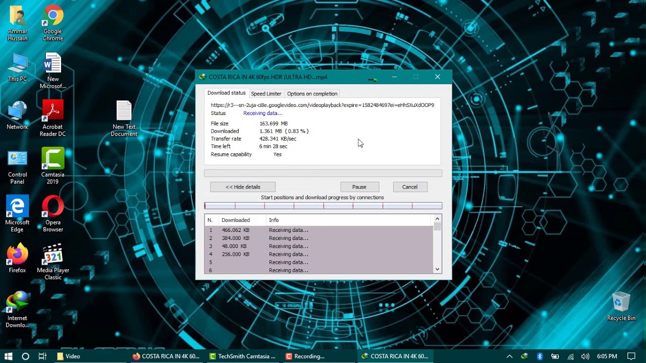 Ptcl 8mbps internet speed test (after 3 months) - YouTube