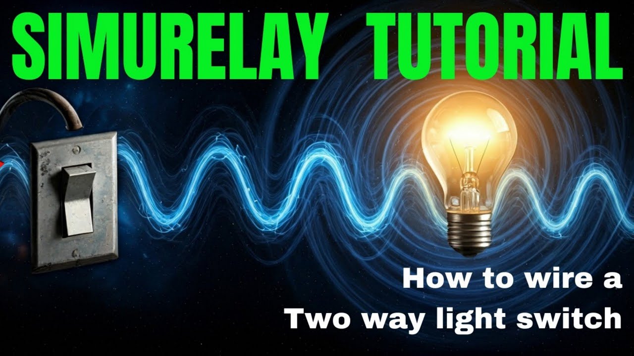 Building a simple circuit in Simurelay | Two Way Switch - YouTube