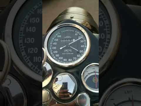 Old model bullet speedometer. Love for Royal Enfield - YouTube
