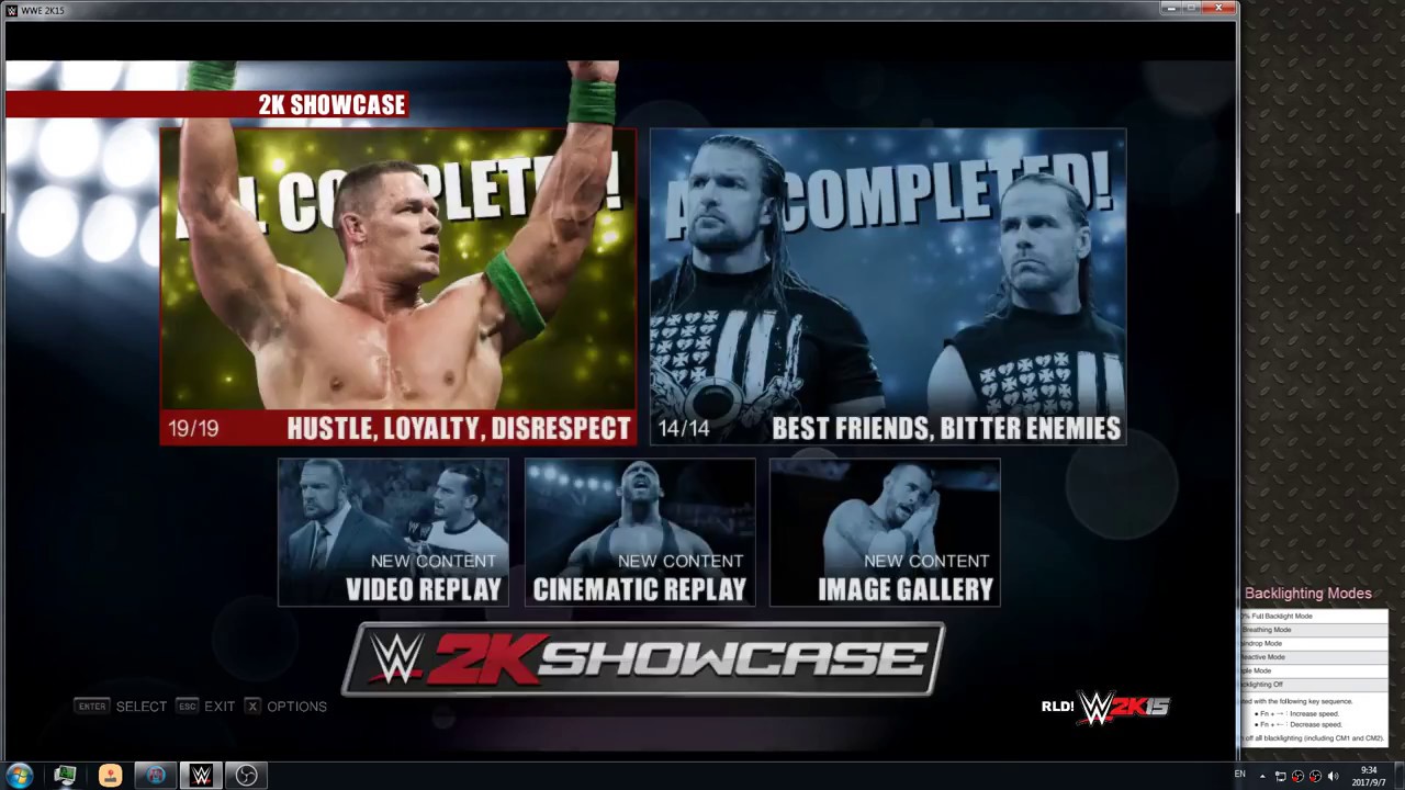 WWE 2K15 2K Showcase All Item Unlocked by Me - YouTube