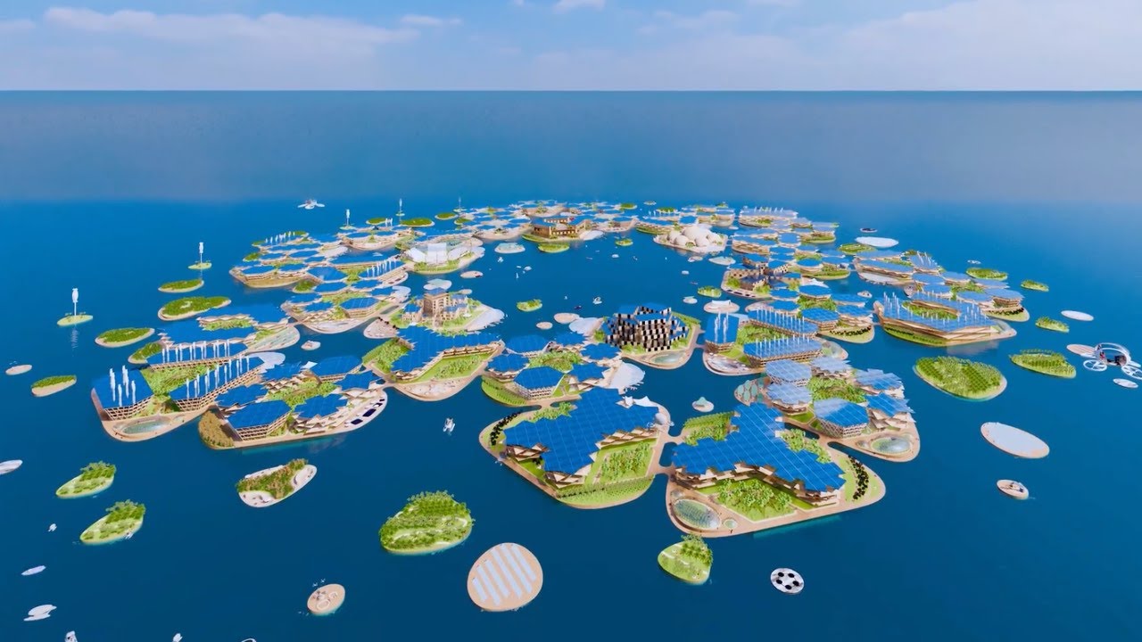 South Korea is Building The World's First Floating City - YouTube