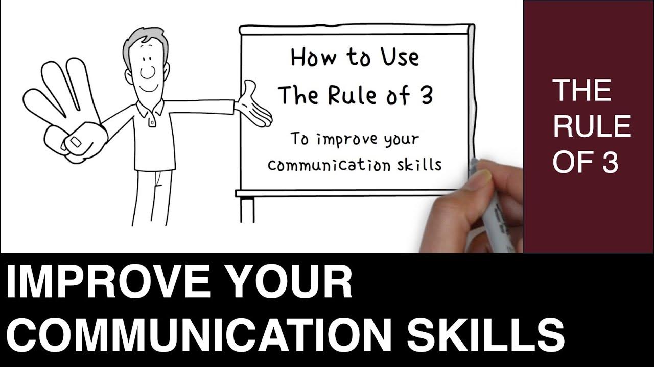 How to Use the Rule of 3 (to improve your communication skills) - YouTube