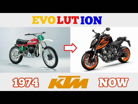 KTM Motorcycle Evolution (1974-Now) - YouTube