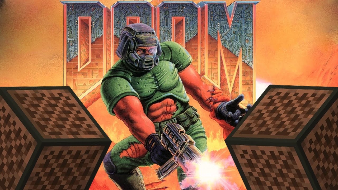 E1M1 - At Doom's Gate (Minecraft Noteblock Remix) - YouTube