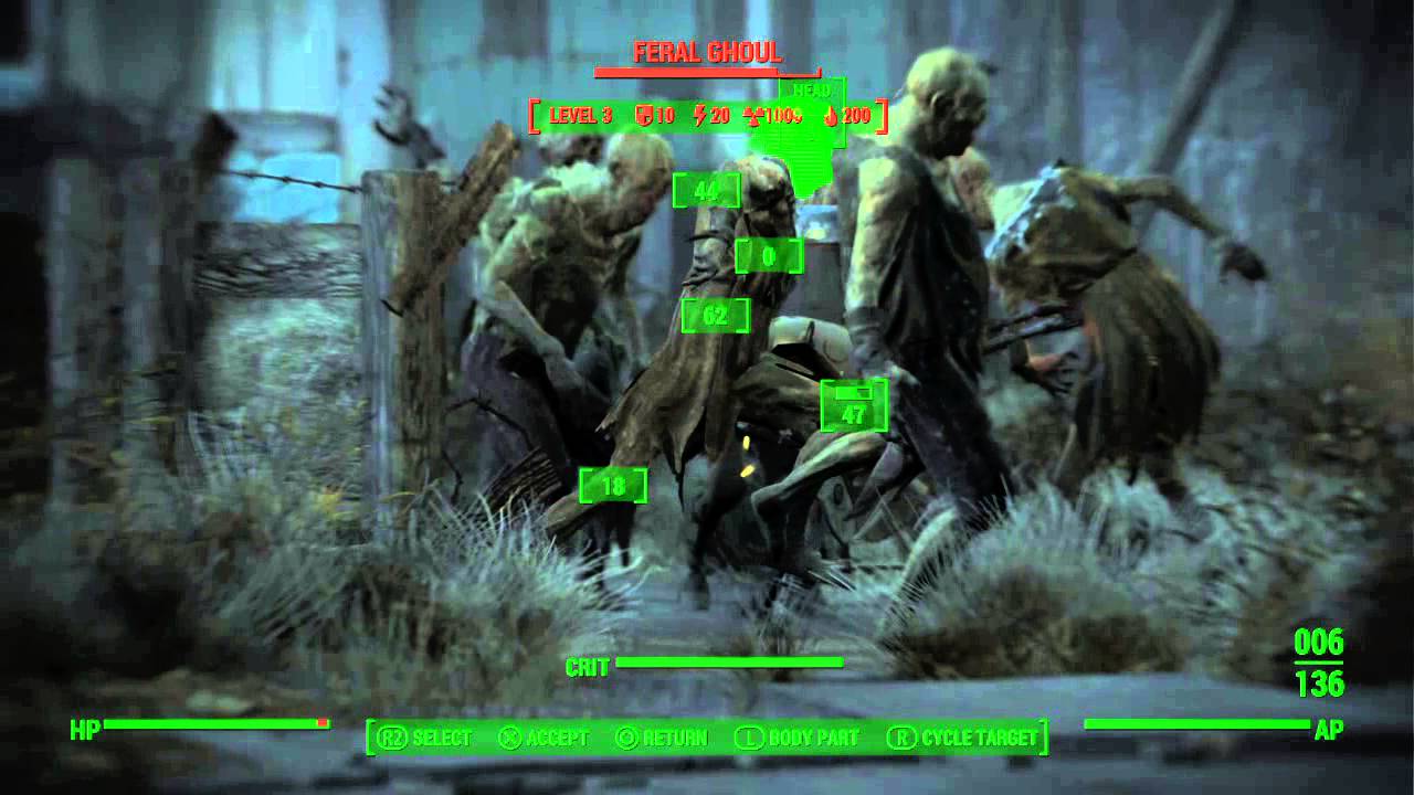 1st settlement attack: filthy feral ghouls - Fallout 4 - YouTube