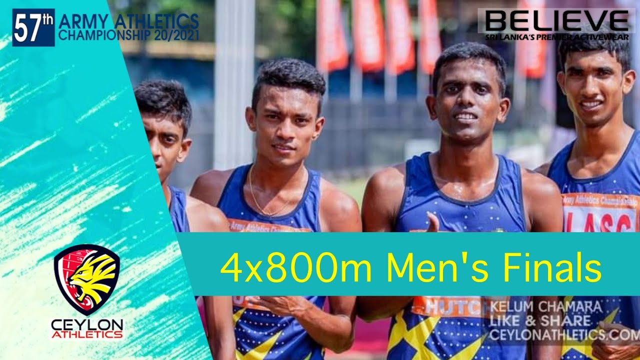 4x800m Mens Relay Finals Army Athletics Championship 2021 1 1 - YouTube