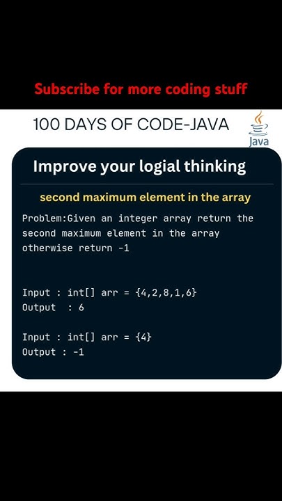 logic building series #100daysofcode #masterjava #javaprogramming #coding # ...